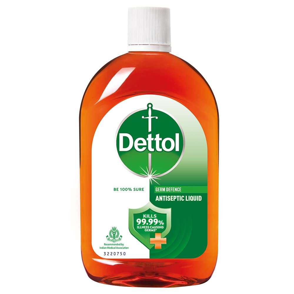 Dettol Antiseptic Disinfectant liquid for First aid, Surface Cleaning ...